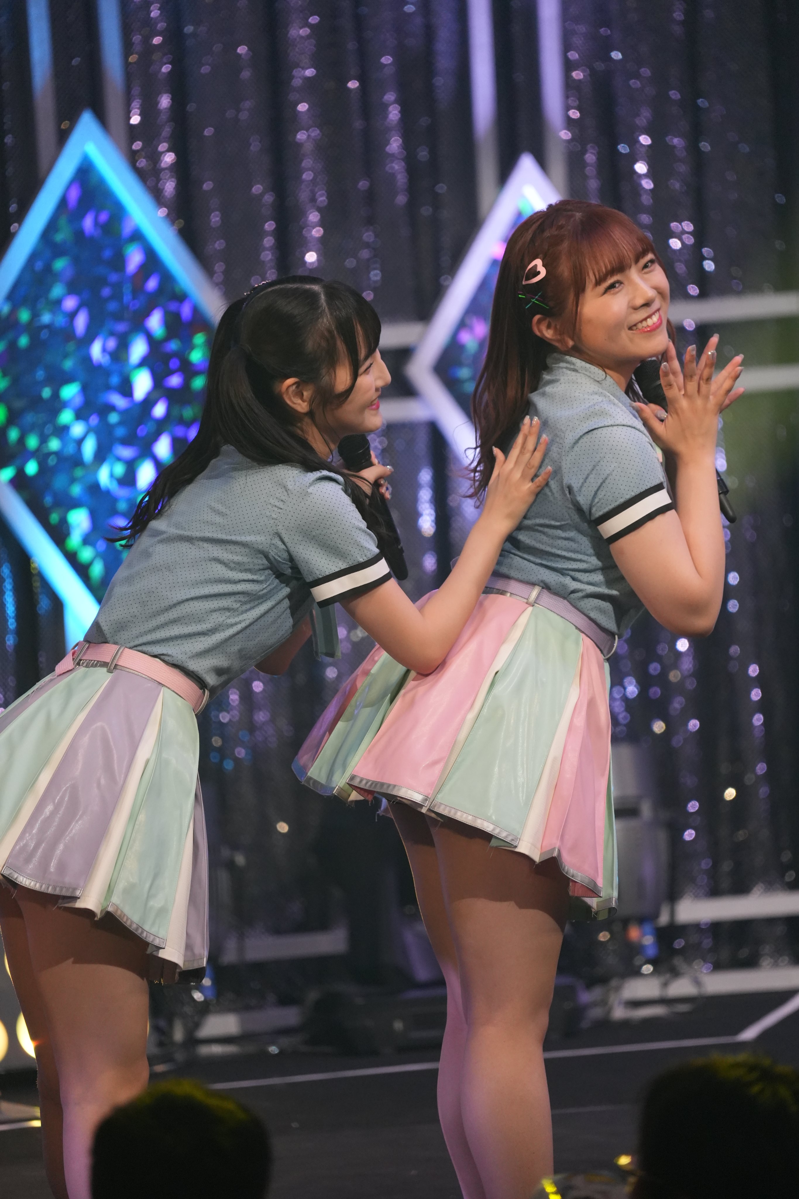 Mai with Erena on Twitter: "HKT48 夏のコンサート2023～君といる夏が好き～ 2023/07/17 福岡サンパレス まりあちゃん＆もかちゃん 楽しそうパート2 ...