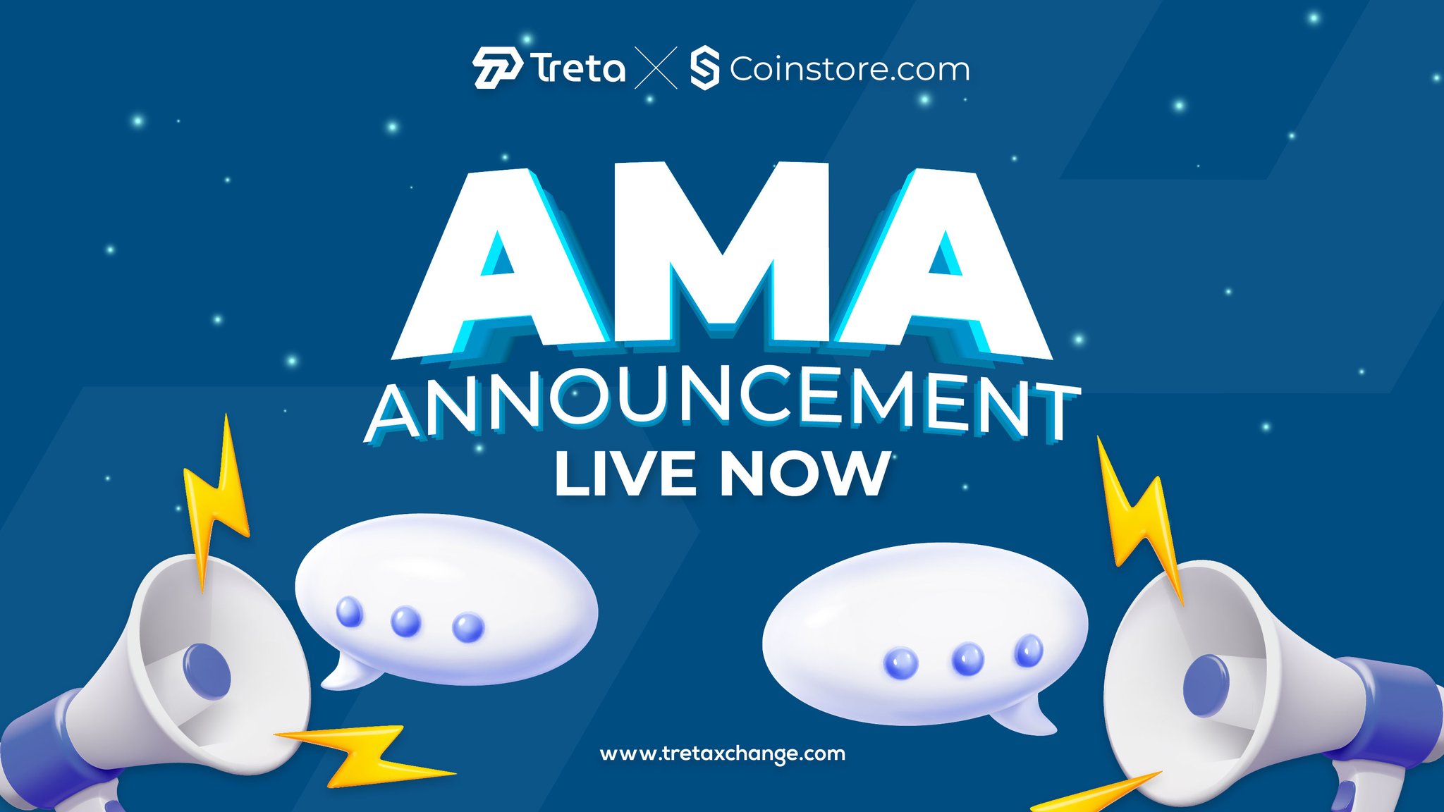 Treta Exchange on Twitter: "AMA IS LIVE NOW🤩‼️ Join our exciting AMA session and get your ...