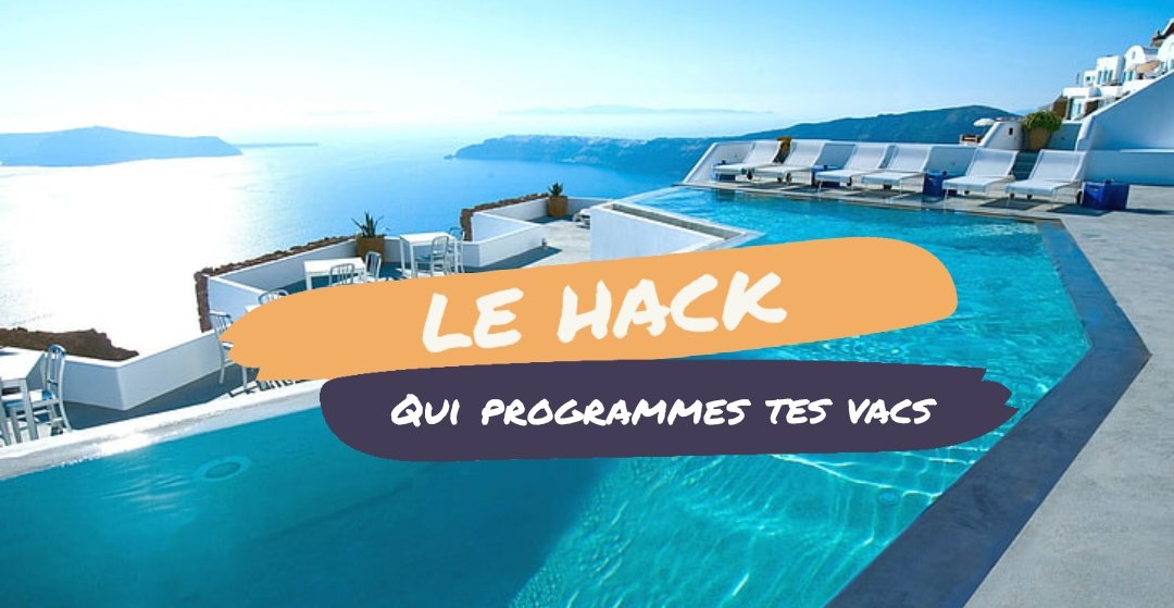 Jenaate 💸 on Twitter: "[THREAD] Le HACK qui programmes pour toi des vacances à petit budget ! 🚀🤫 👇🏾"
