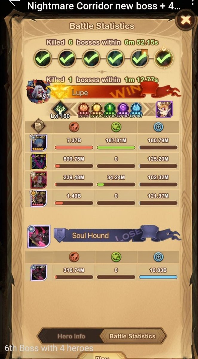 KEIKO on Twitter: "【4名以下の英雄を出陣させ、魂狩りの魔犬を撃破する】の攻略です(*´︶`*)ฅ https://reddit.com/r/afkarena ...