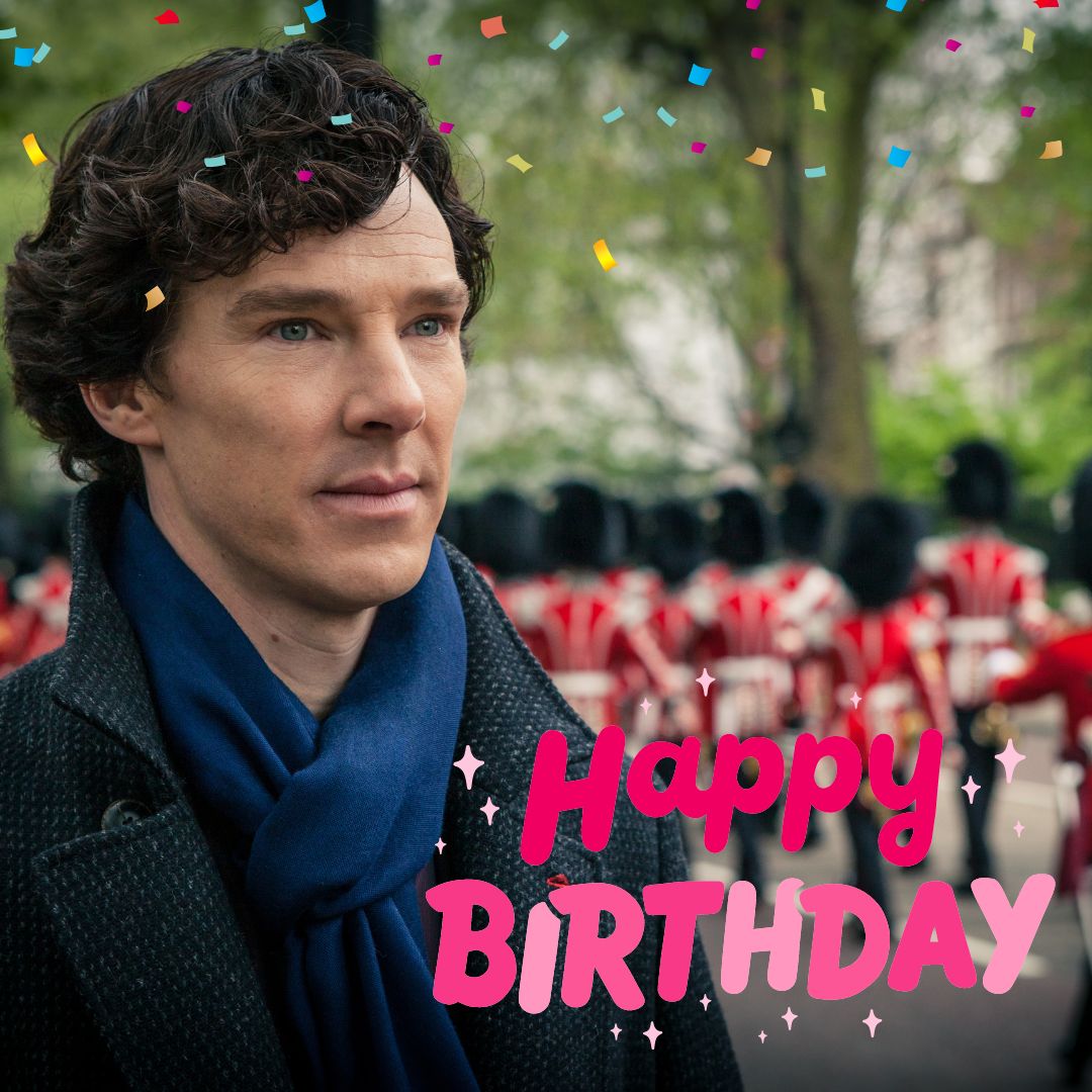 Sherlock Happy Birthday Cake