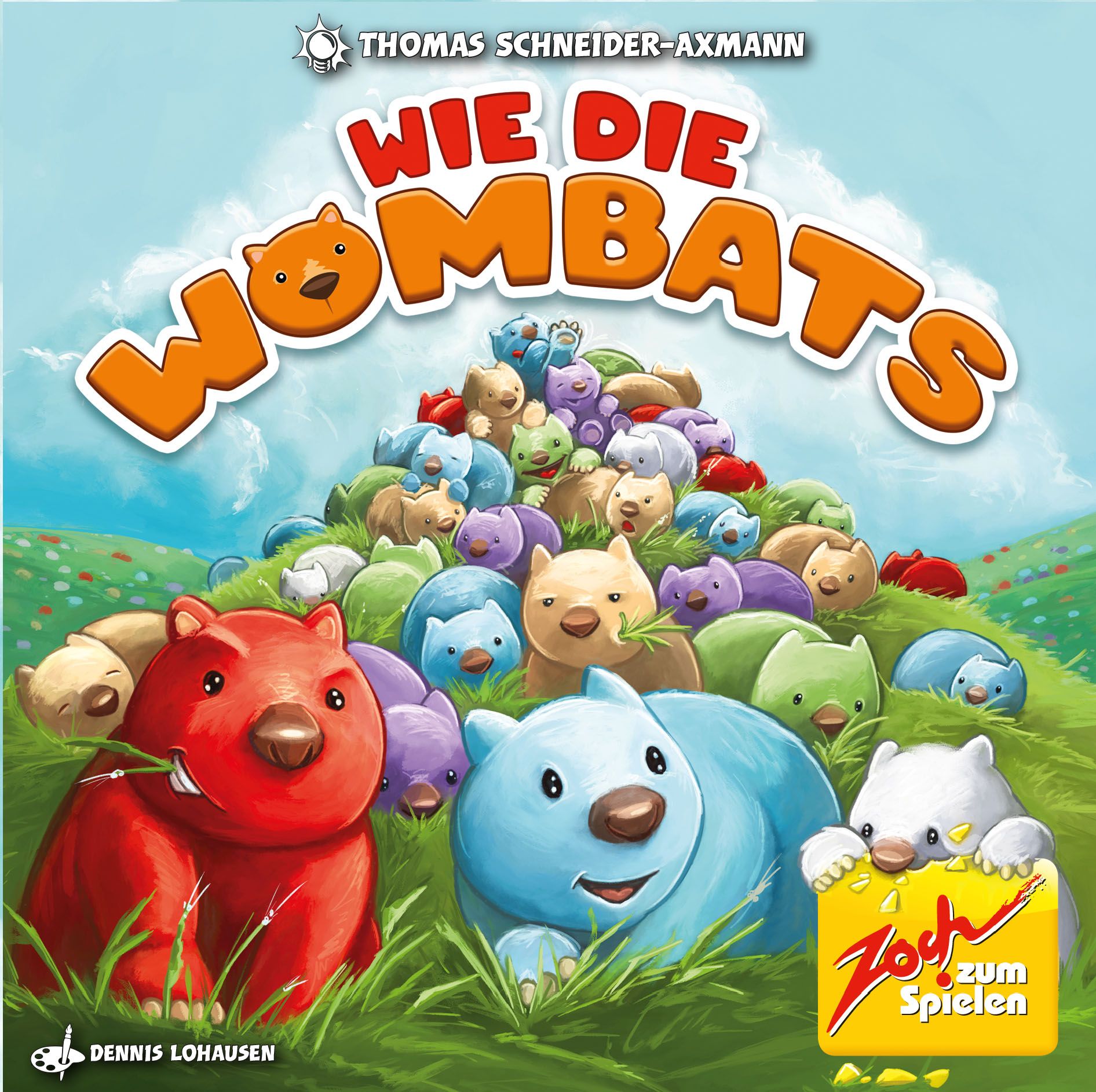 メビウスゲームズ on Twitter: "ちっちゃいウォンバット Wie die Wombats / Zoch / Thomas Schneiber-Axmann作 1～6人 8歳以上 20 ...