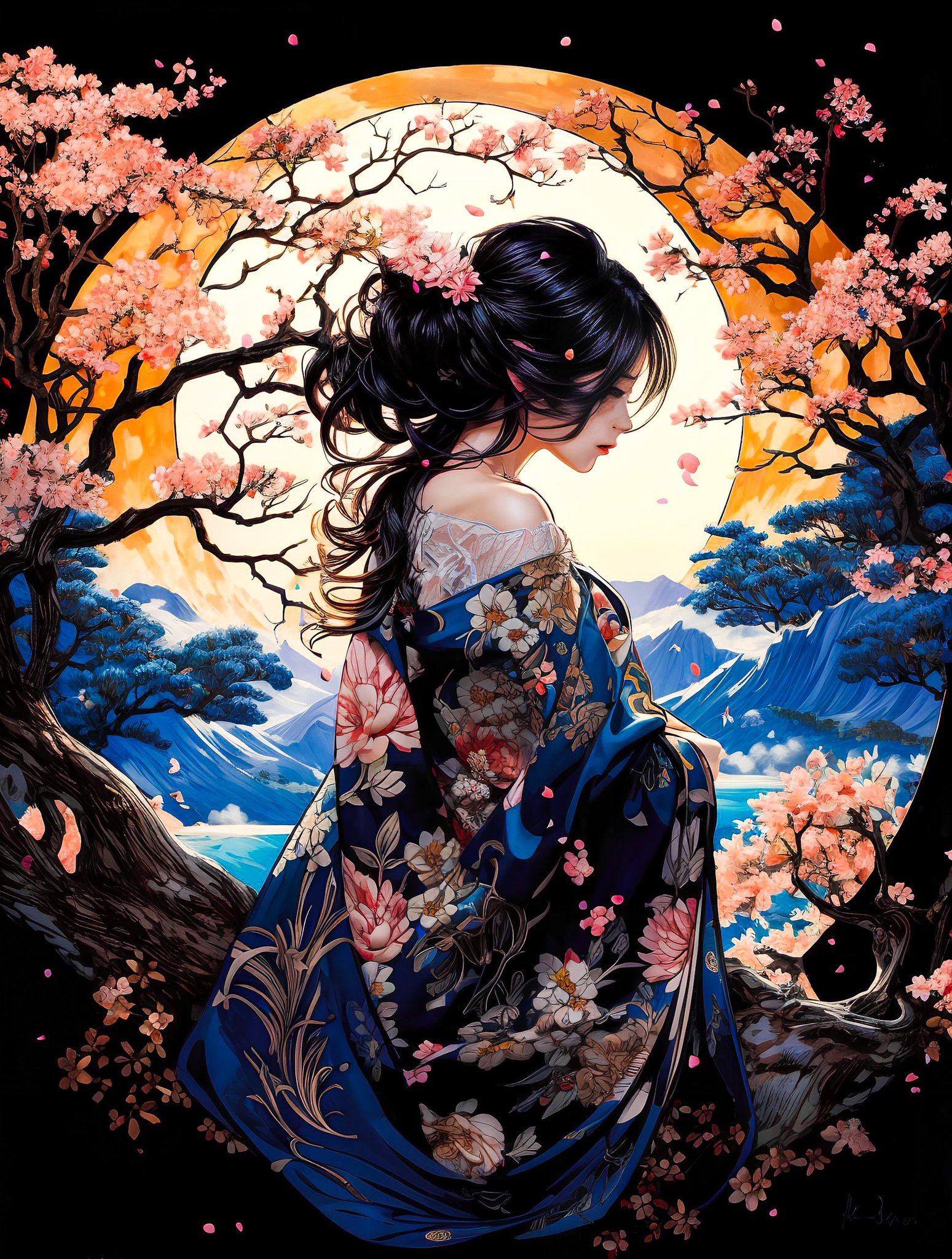 UKI Hajime (宇城 一) on Twitter: "斜陽 The Setting Sun #AIイラスト #AIart #AIArtworks https://t.co ...