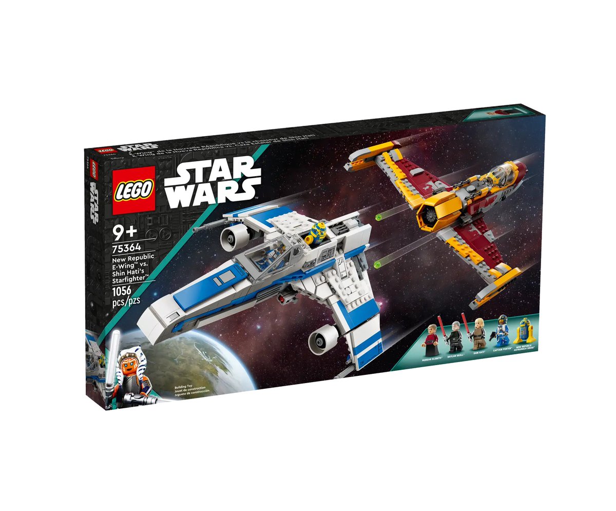 preternia on Twitter: "LEGO Star Wars: Ahsoka New Republic E-Wing vs Shin Hati’s Starfighter is ...