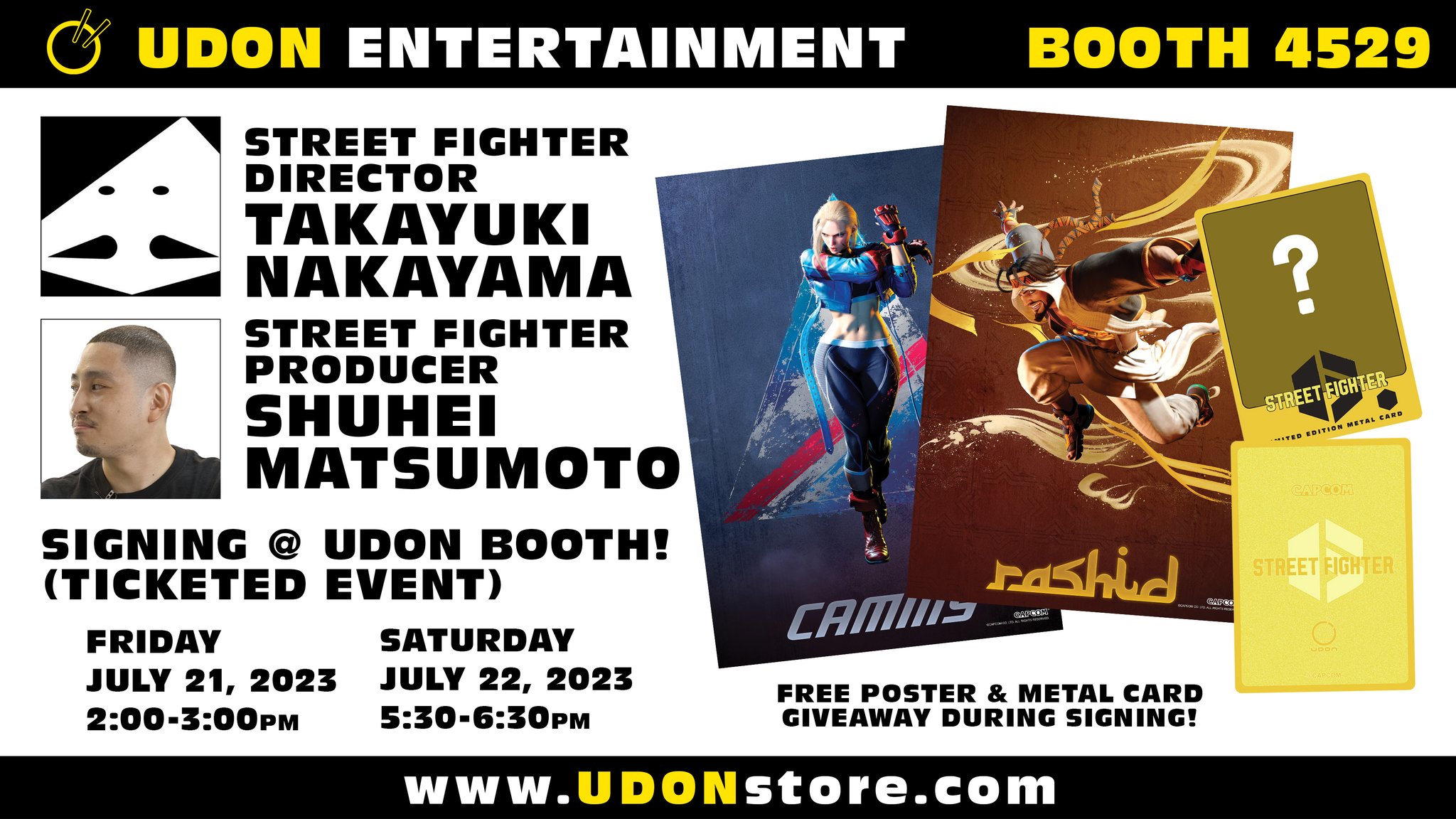 UDON Entertainment on Twitter: "⚡️#StreetFighter6 director @takaNakayama will be joined by ...