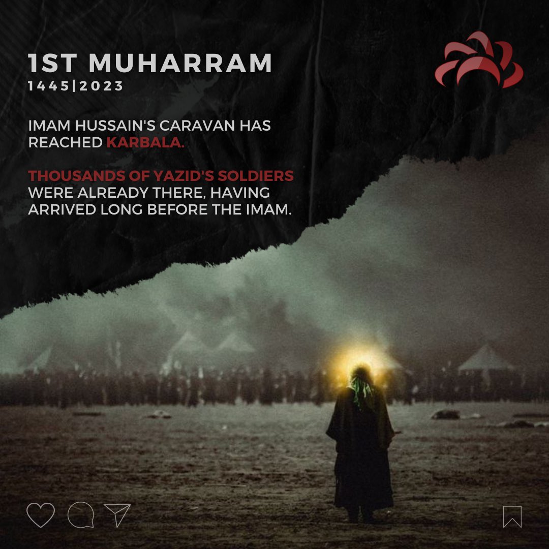 Ahlulbayt TV on Twitter: "Imam Hussain’s caravan has reached Karbala. Yazid's soldiers were ...