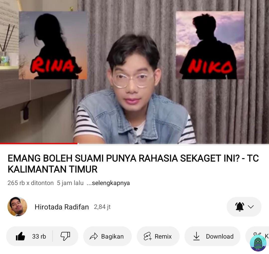 Tanyarl 💚 on Twitter: "💚 Udah nonton temen cerita nya hirotada belum guys??sangat² plotwist ...