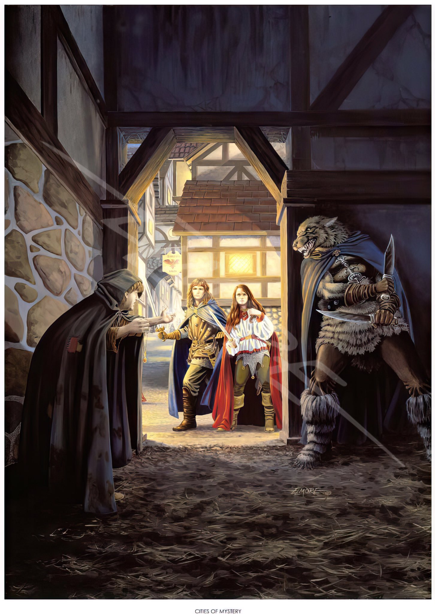 YoDanno #DragonlanceDragonlance on Twitter: "Good Morning Larry Elmore painted this precarious ...