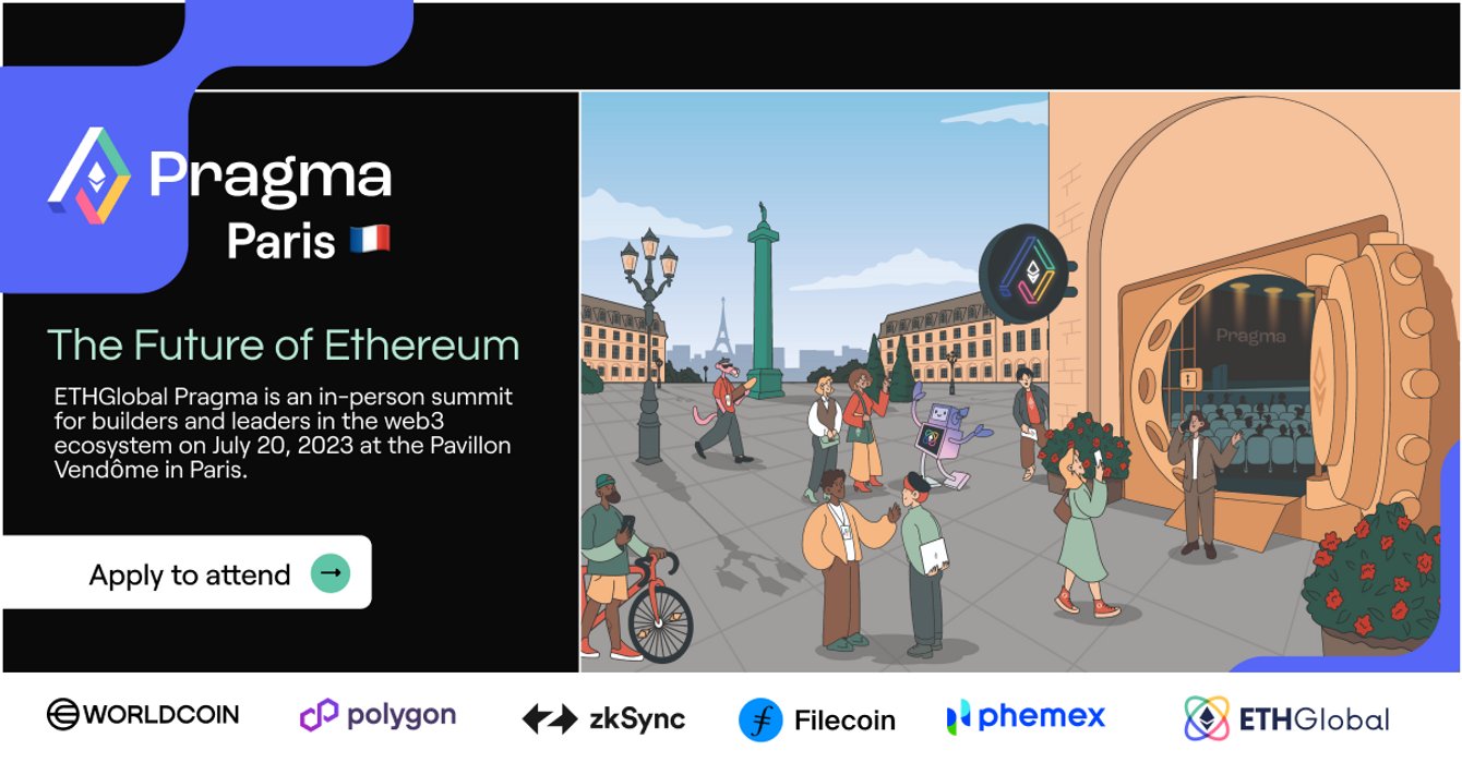 ETHGlobal on Twitter: "See you @ Pragma Paris 🇫🇷 An opportunity to explore The Future of ...