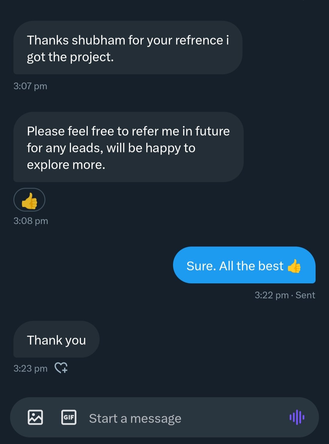 Subham Surana on Twitter: "Glad to share that one more developer successfully got the work at a ...