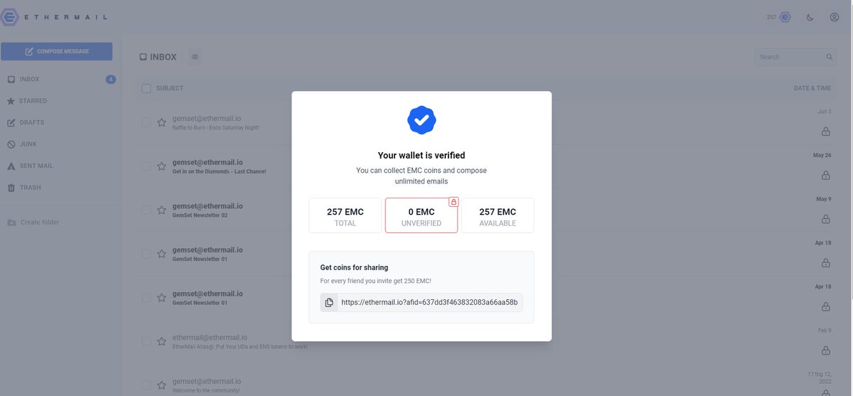 Ni on Twitter: "Anh em ơi tiếp kèo này nào ! https://ethermail.io/?afid=637dd3f463832083a66aa58b ...