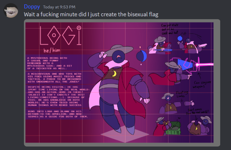 🐬Doppy | TEAM VAMPIRES on Twitter: "Forgot to share this image of me while working on Logi's ref ...