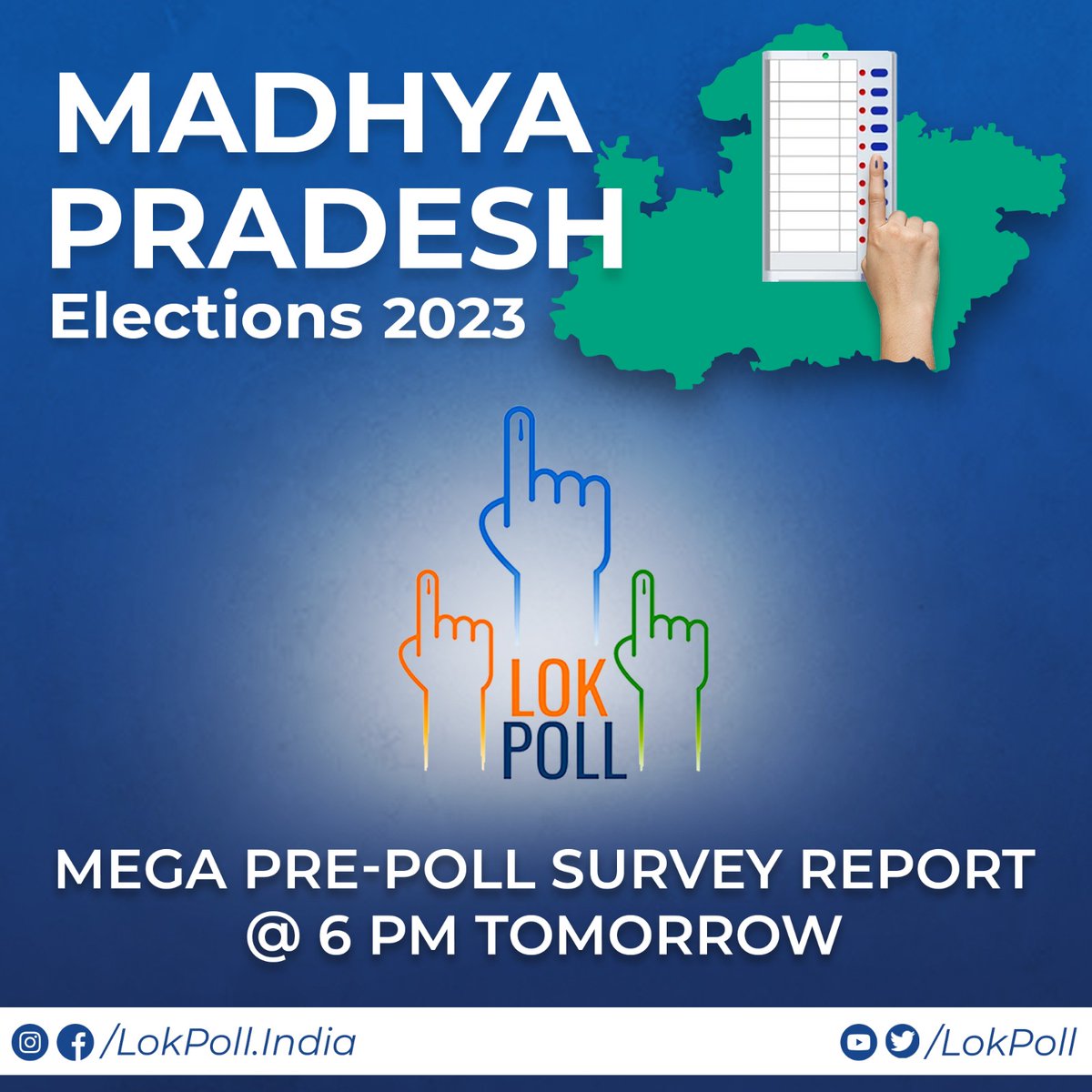 Lok Poll on Twitter: "📣 Lokpoll announcement! The eagerly awaited pre-poll survey numbers for # ...