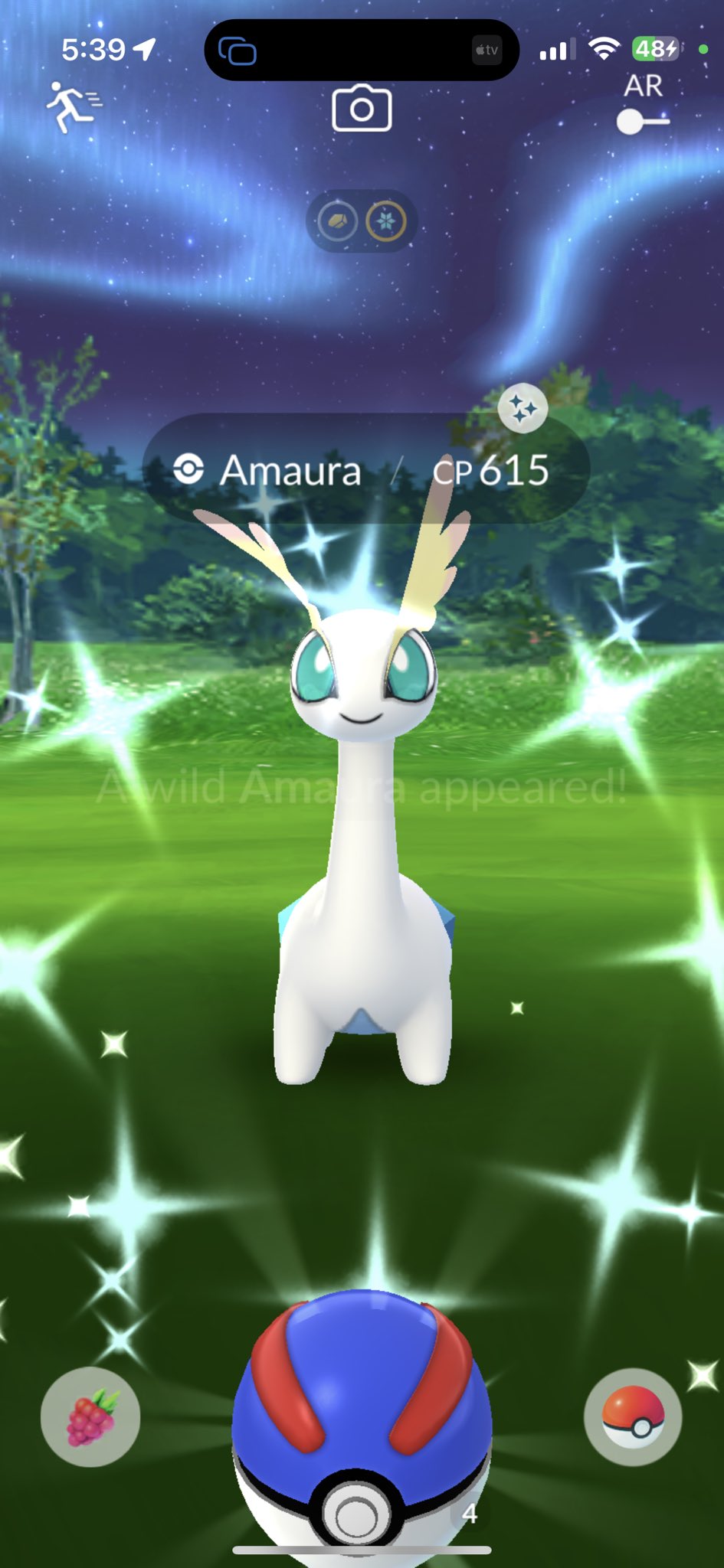 Shiny Amaura