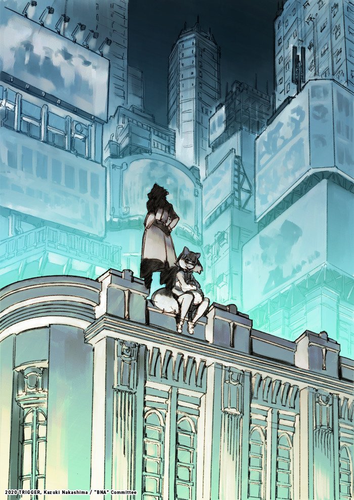 「but yes! that was me! i was the concept artist on BNA and al」geniceの漫画