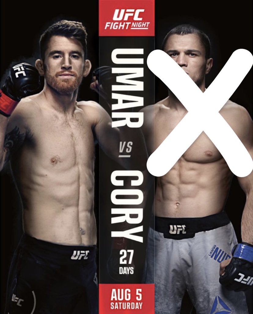 MMA Mania on Twitter: "Umar Nurmagomedov is out of his fight with Cory Sandhagen, per ...