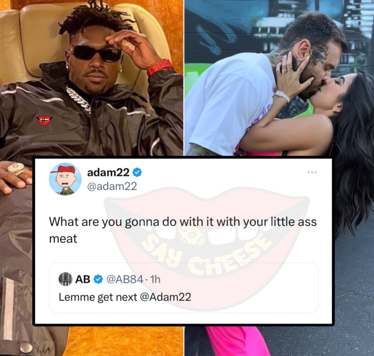 Say Cheese ππ§ On Twitter Adam22 Responds To Ab Asking To Be Next