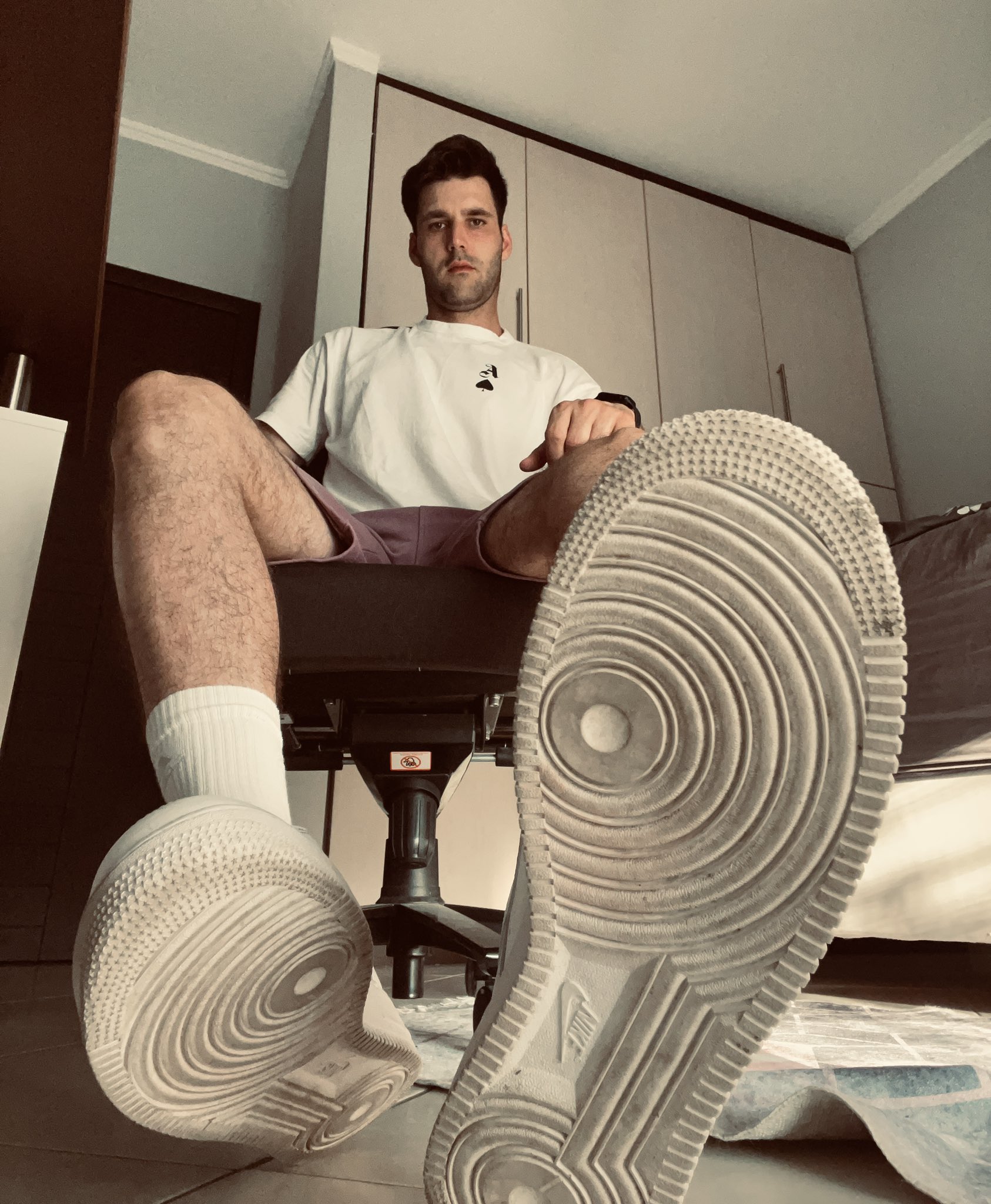 CashMasterAdam on Twitter: "Slave, first your going to begin by cleaning my airforces with your ...