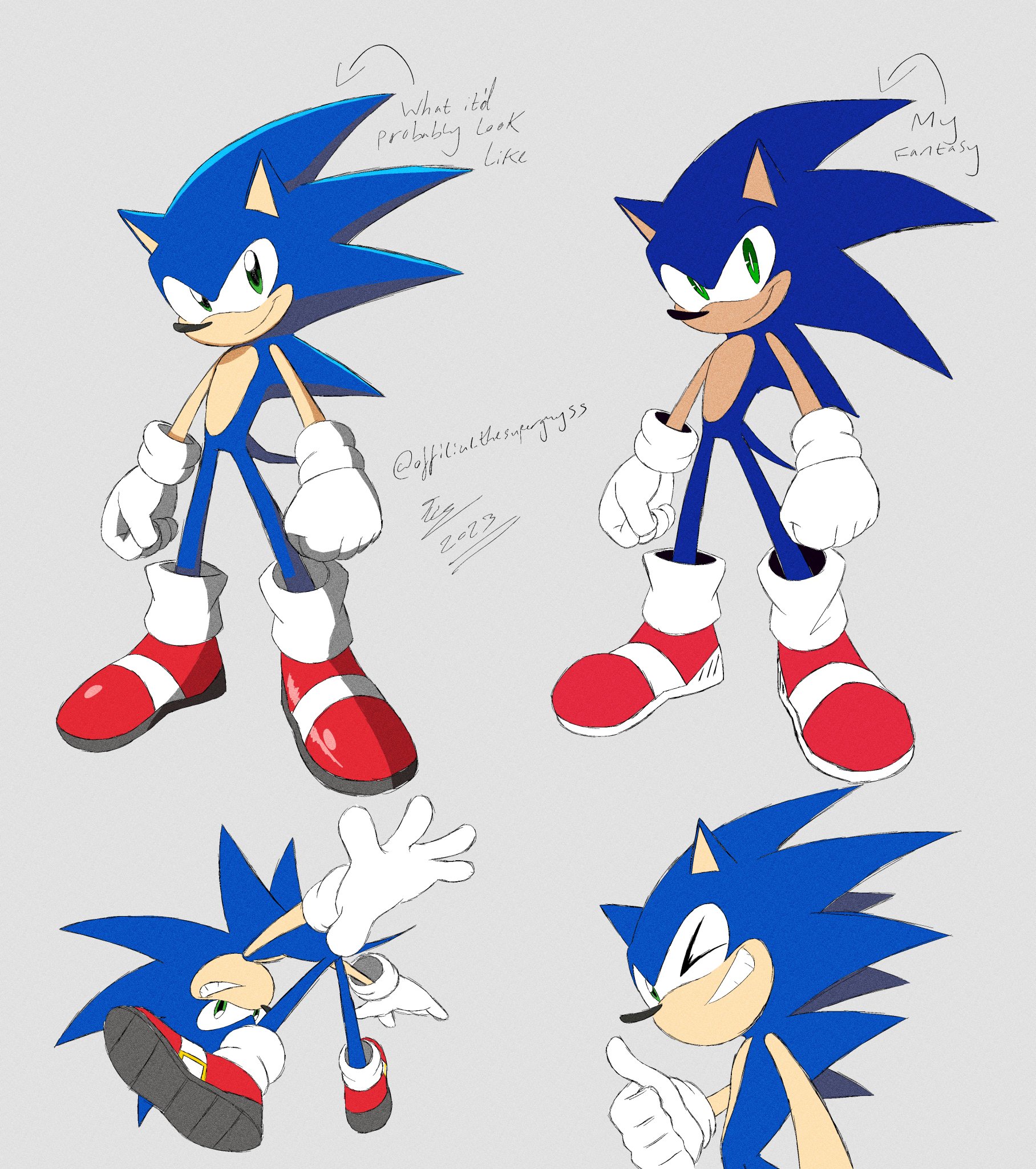 Soop-kart14(COMMS OPEN 3/5 slots filled) on Twitter: "Made a trigger sonic design based on ...