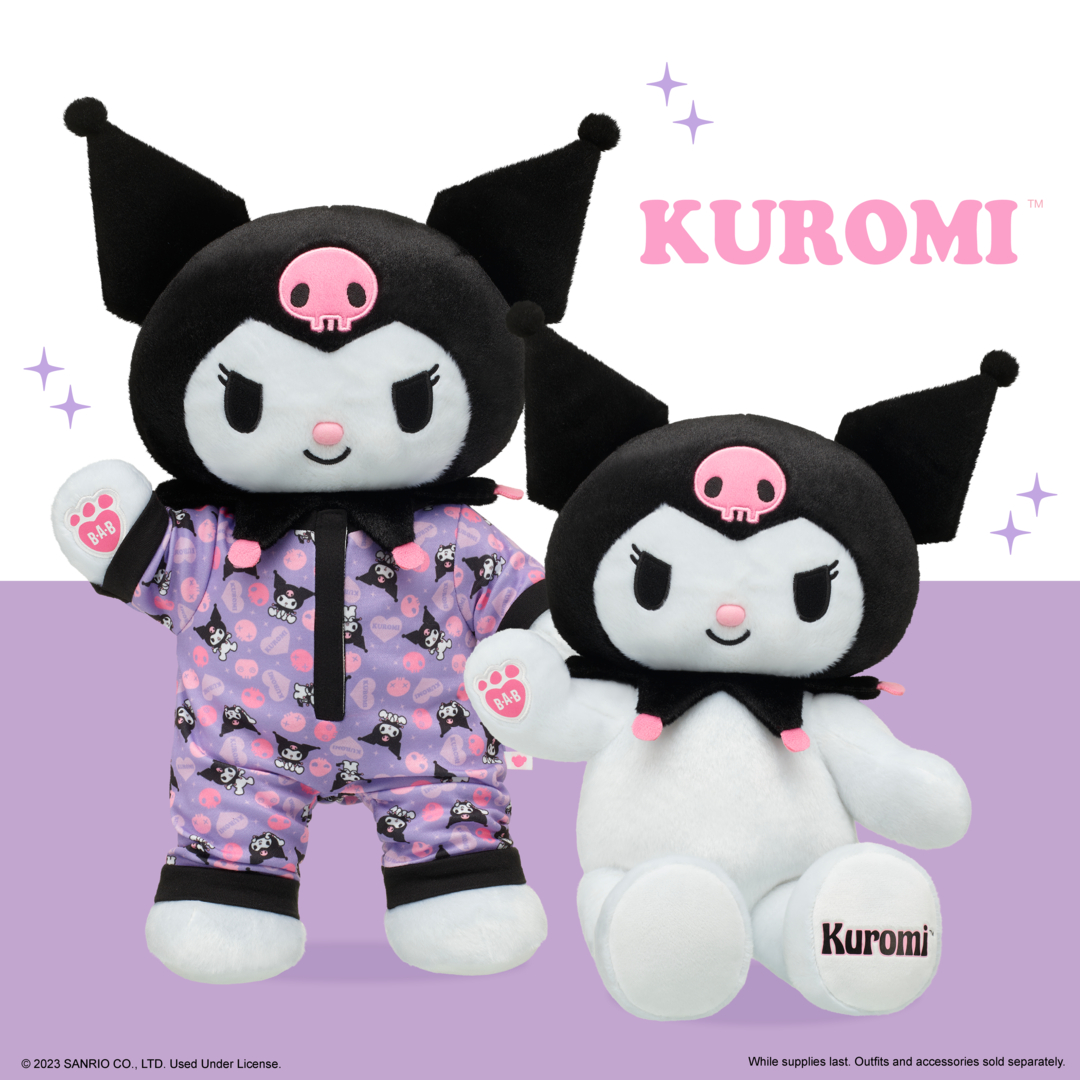 buildabear on Twitter: "BACK IN STOCK ONLINE! KUROMIfy your @Sanrio collection with our Kuromi ...