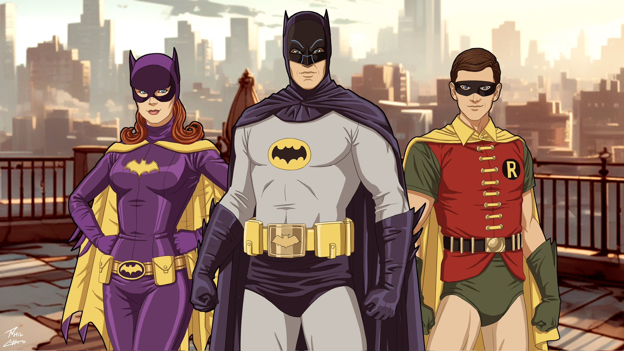 Batman Batgirl Robin