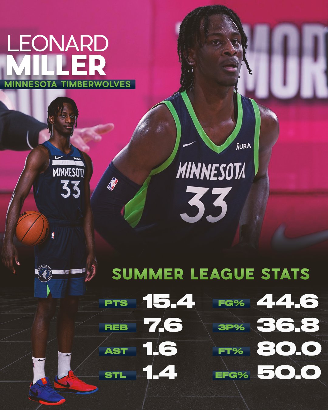 Number 33 Timberwolves