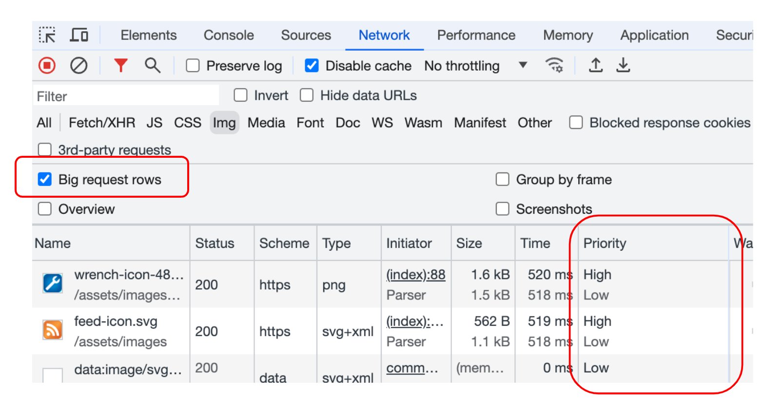 Barry Pollard on Twitter: "In Chrome Canary in the Network panel, when you enable the "Big ...