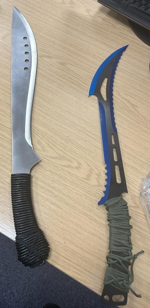 Cambs Police 💙 On Twitter This Machete And Zombie Knife Were Seized