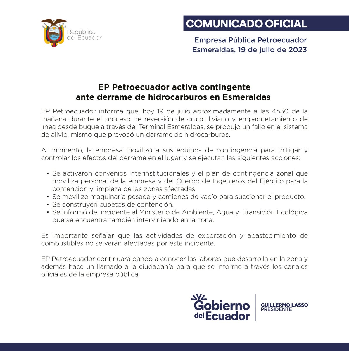EP PETROECUADOR 🇪🇨 on Twitter: EP PETROECUADOR 🇪🇨 on Twitter: