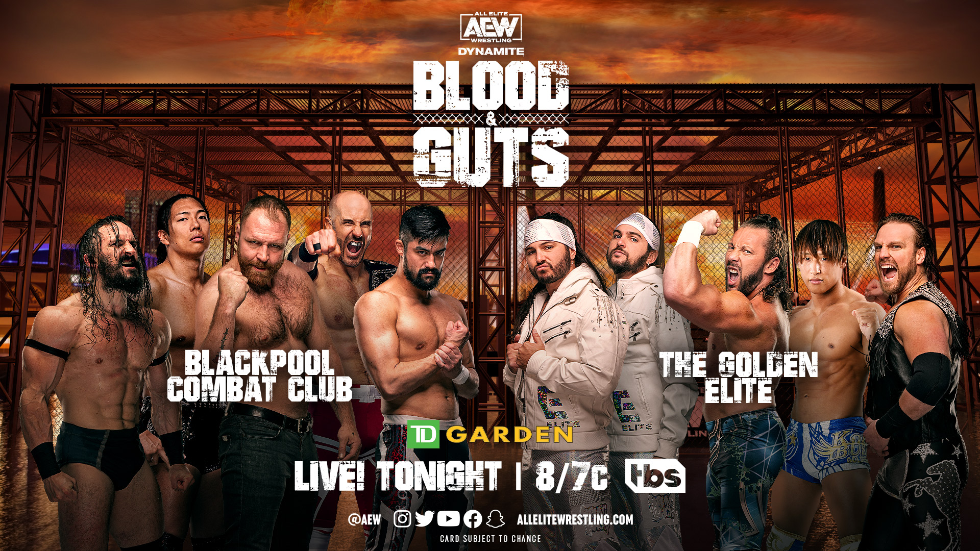 Cartelera AEW Blood & Guts 2023 - TIM Wrestling