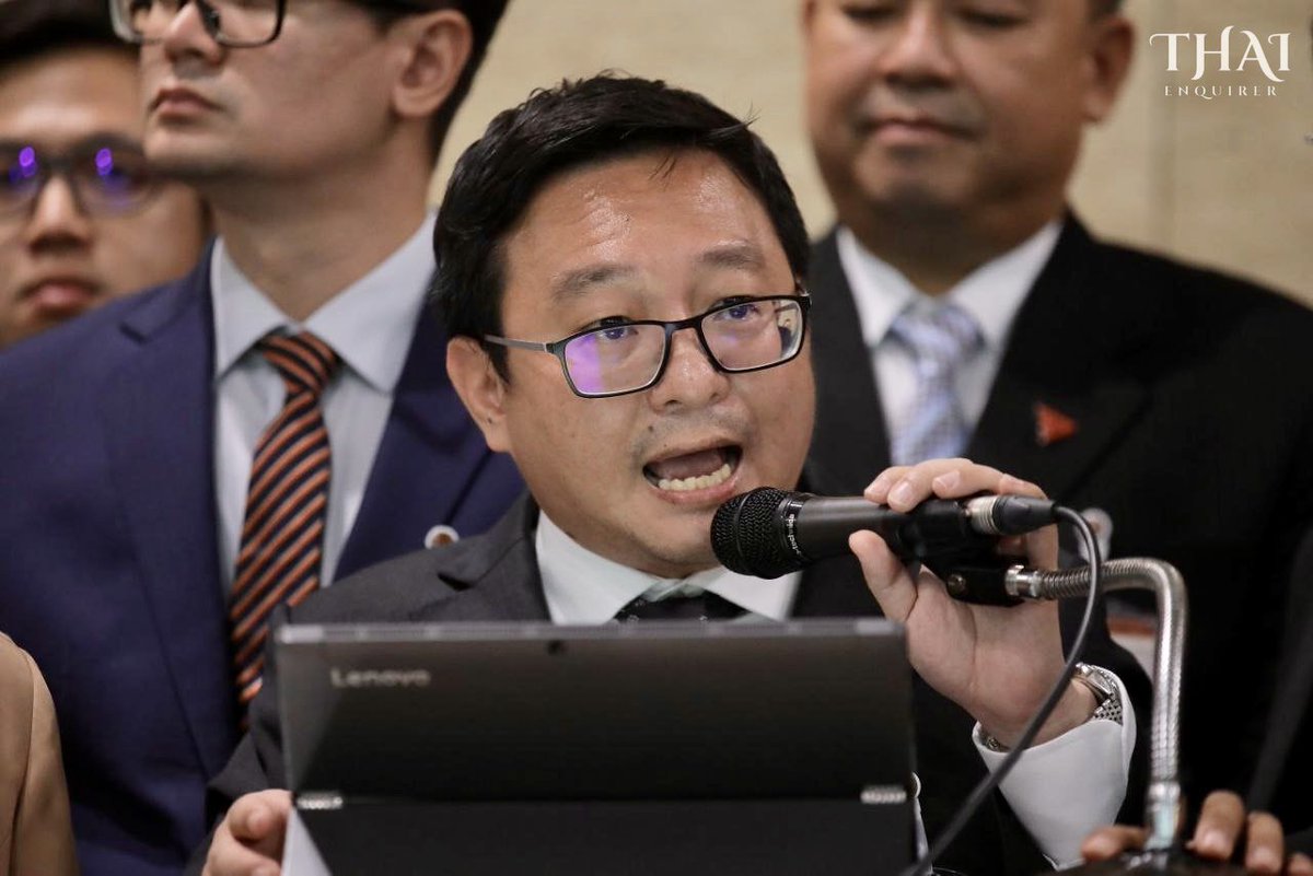 Thai Enquirer on Twitter: "Move Forward's secretary-general and main negotiator for the party ...