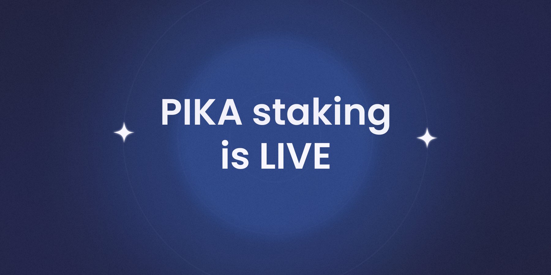 Pika Protocol⚡️ on Twitter: "$PIKA staking went live today! Stake your tokens to receive 30% of ...
