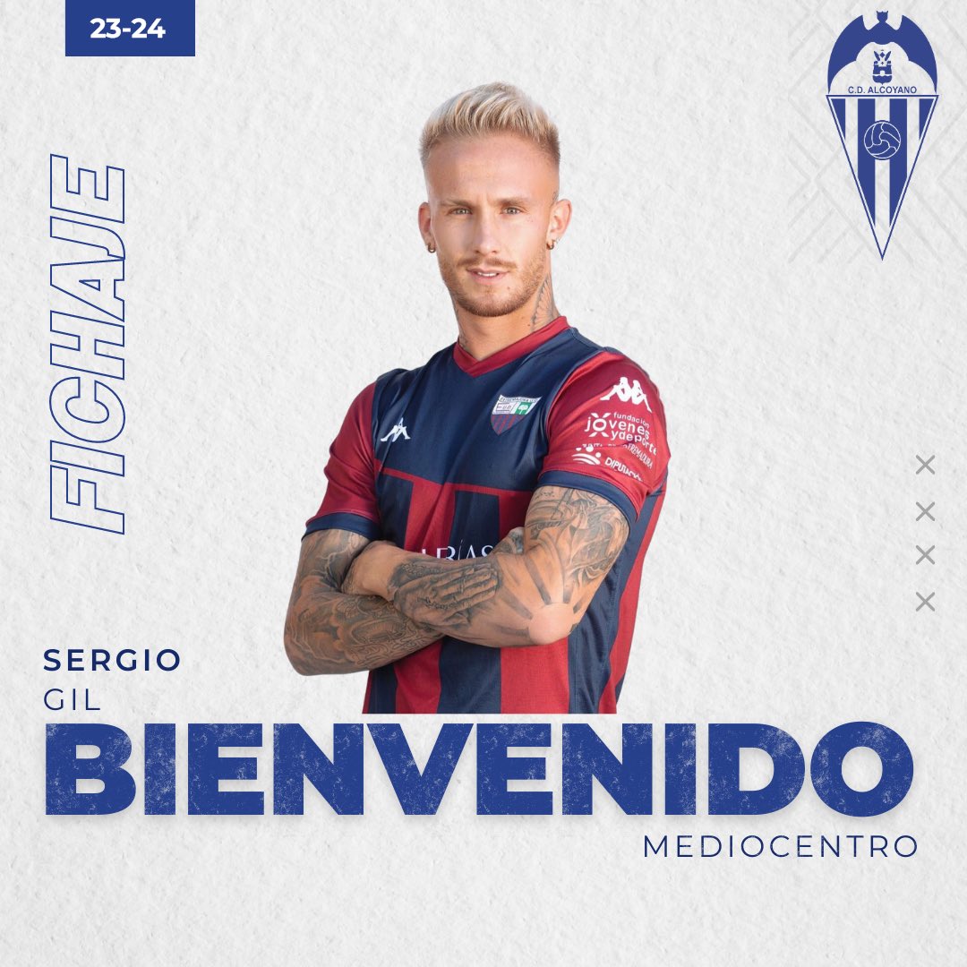 CD Alcoyano SAD on Twitter: "OFICIAL | 📣 🆕💣 SERGIO GIL • ¡ Nuevo jugador del @CD_Alcoyano ! ⚽️ ...