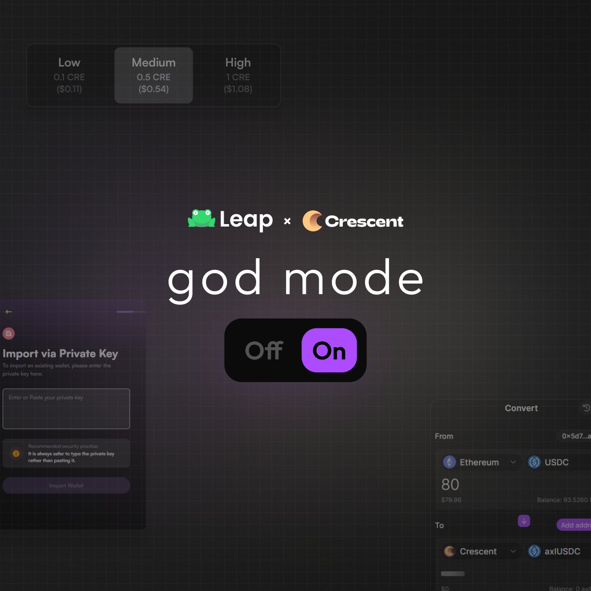 Leap Cosmos ⚛️ on Twitter: "playing god was never this easy! with Leap on @CrescentHub, you get ...
