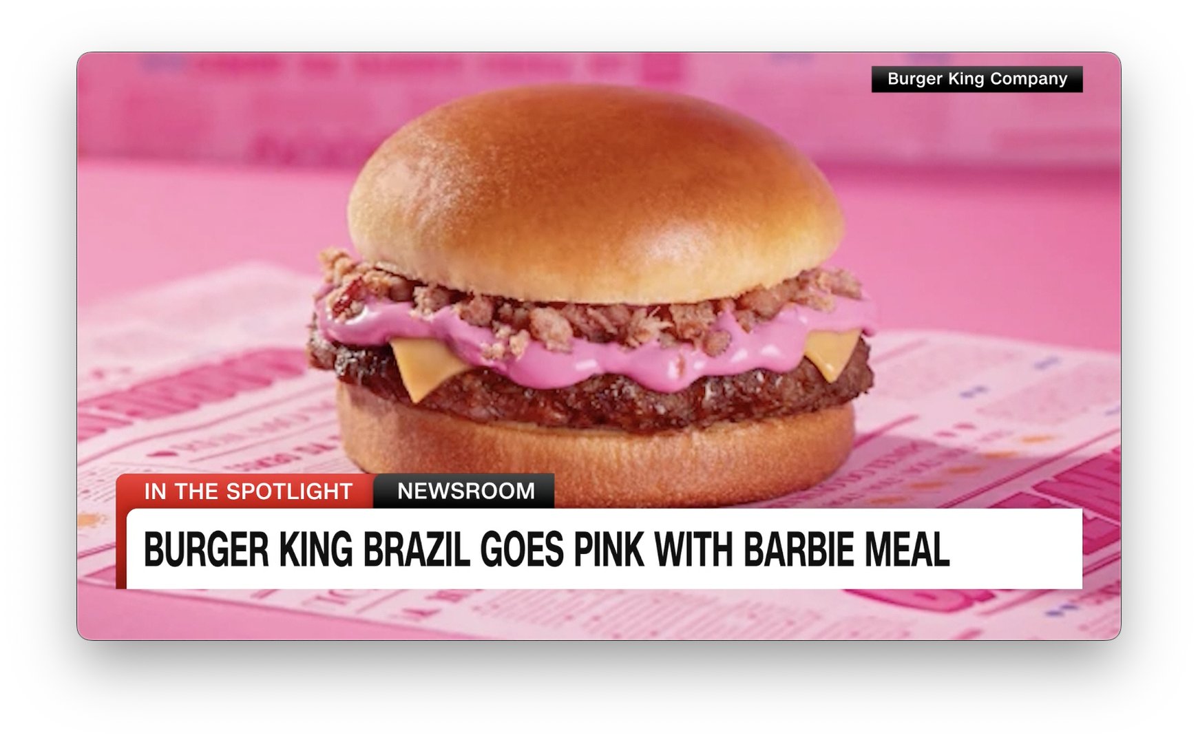 Cnn On Twitter Burger King Brazil Has Unveiled A Barbie Themed Meal