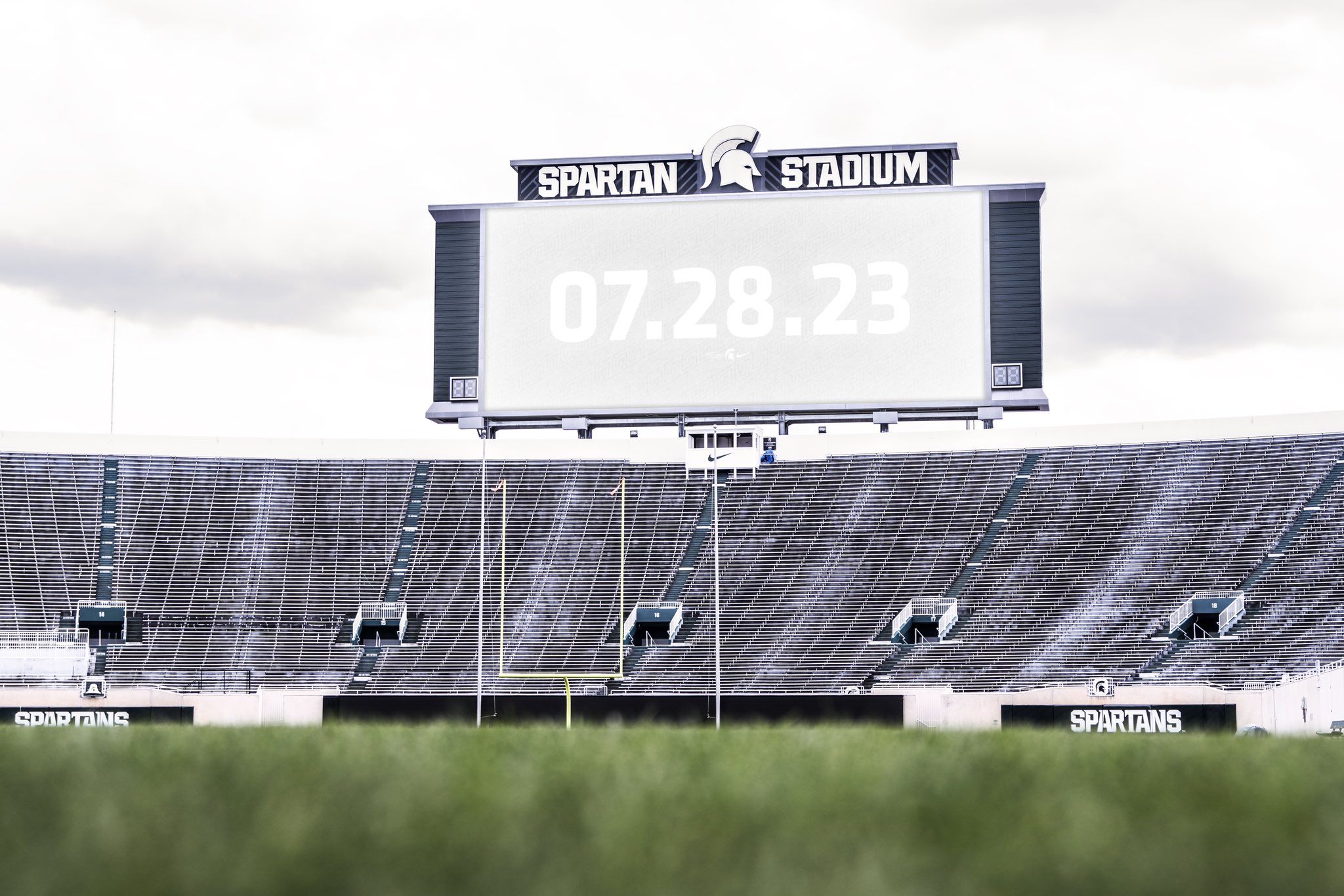 Michigan State Football Stadium Scoreboard