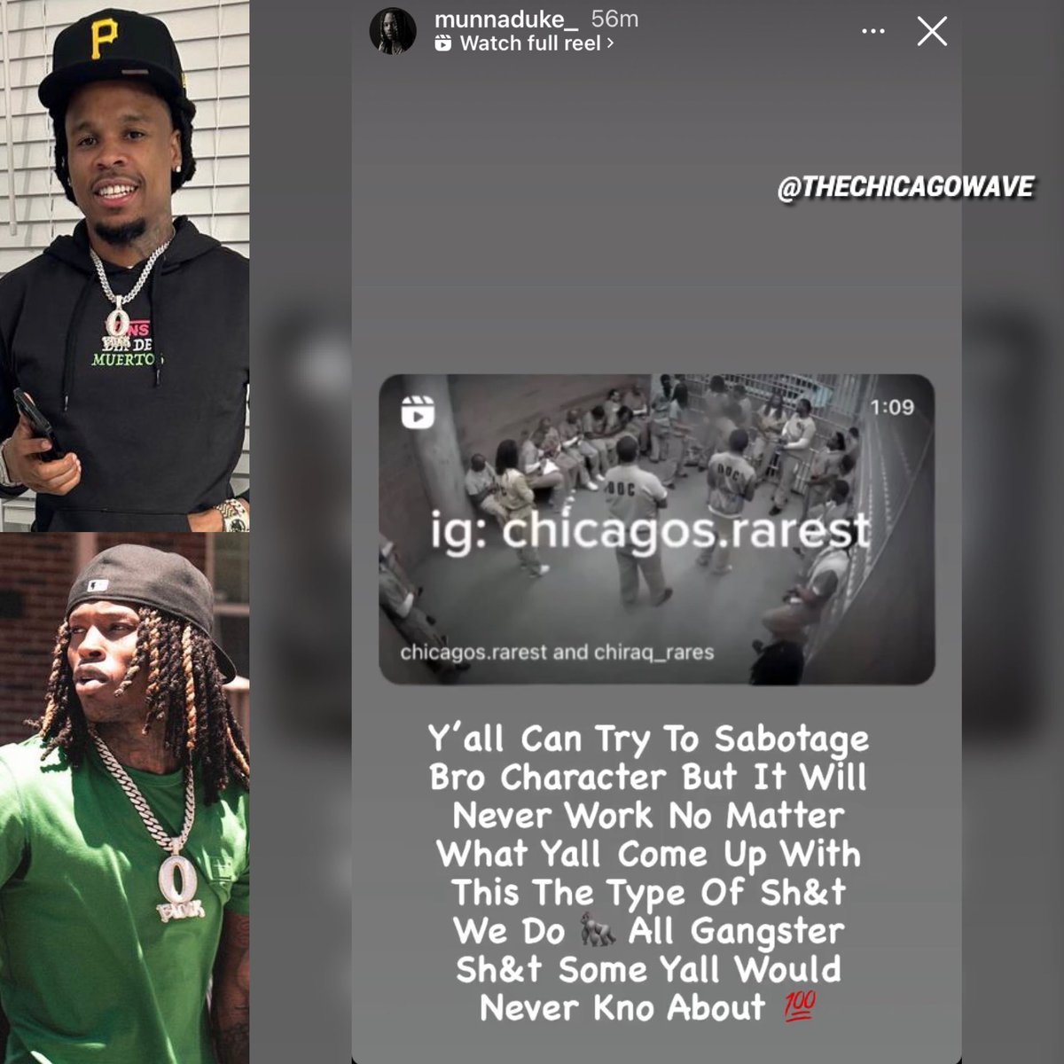 Munna Duke speaks on people’s reactions to the viral jail footage of ...