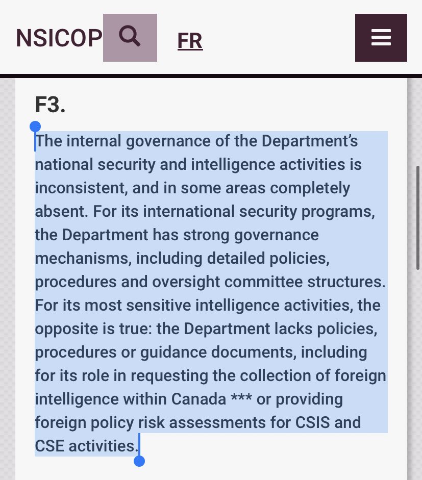 Andy Lee - Special Rebel Rapporteur on Twitter: "Scathing report released by NSICOP on Global ...