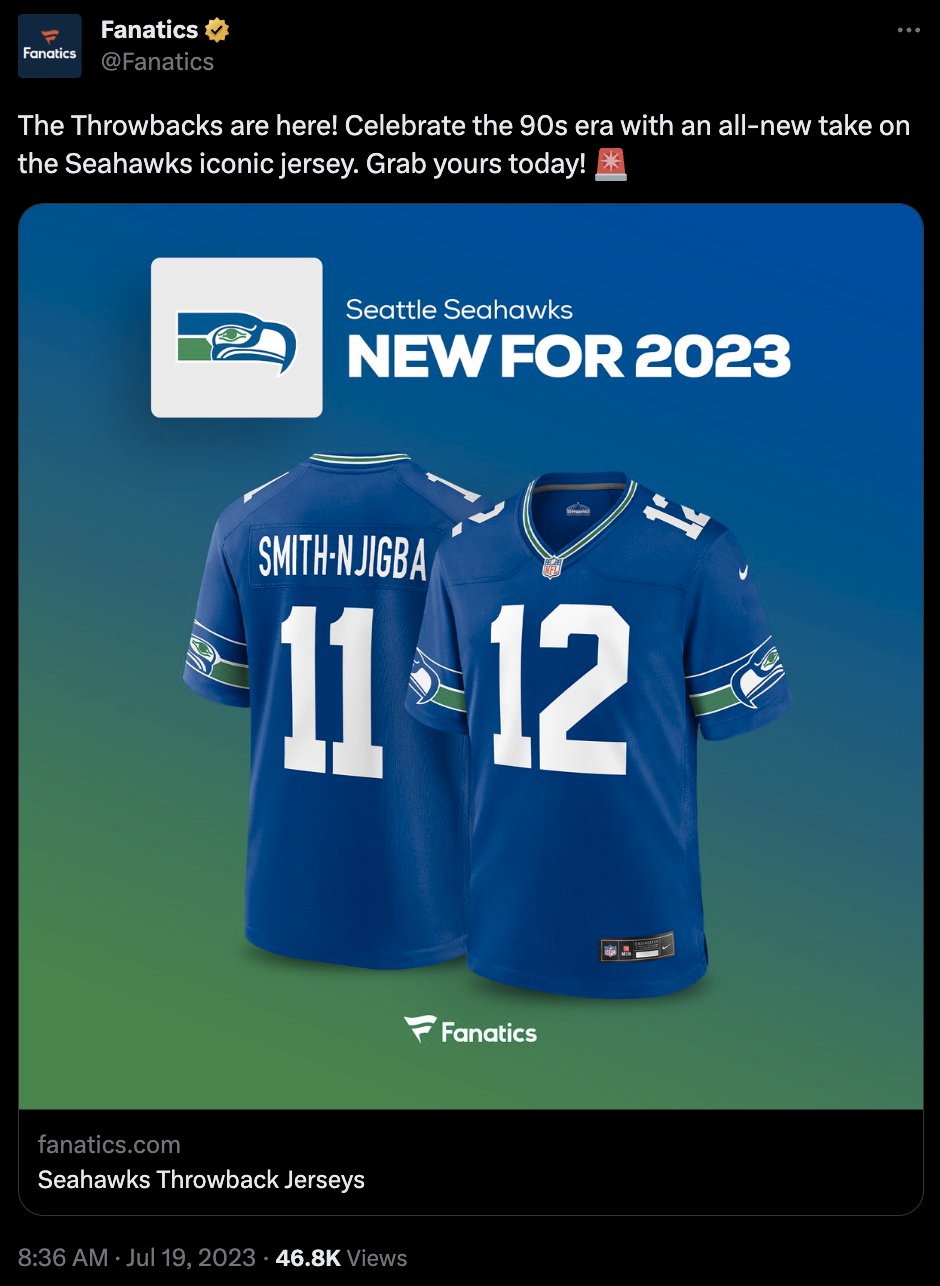 Fanatics Sucks On Twitter 12 On The Front 11 On The Back Even The Graphics Dept Has No Qc