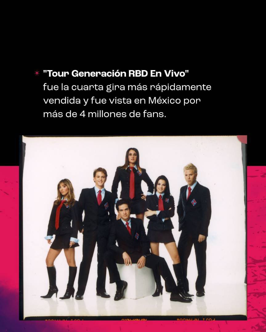 RBD on Twitter: "¡El álbum Tour Generación RBD en vivo cumple 18 años y es, sin duda ...