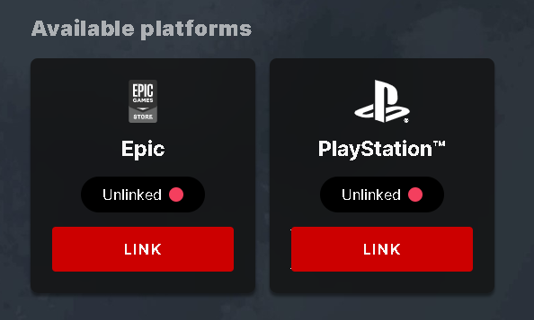 DbdNews on Twitter: "It seems that the possibility of linking your Playstation account has been ...