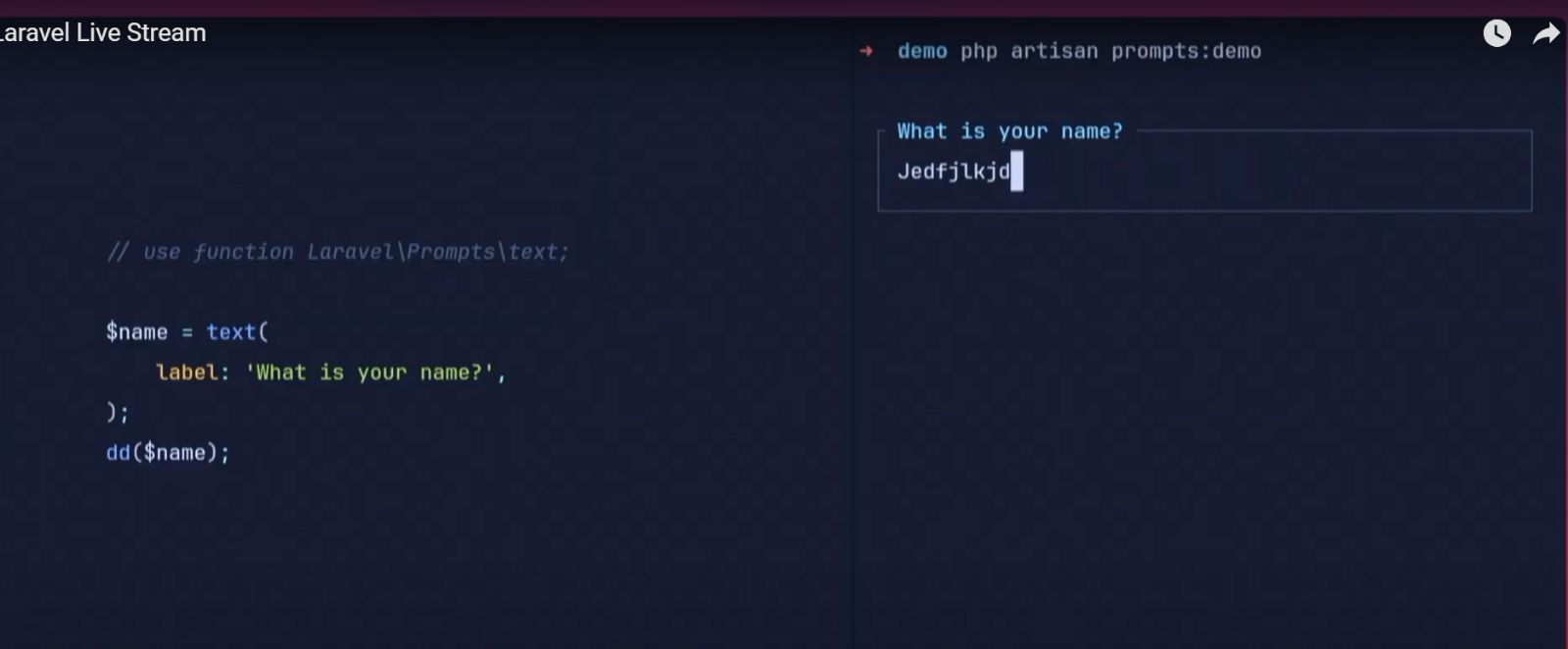 Haytham A. Salama 🚀 on Twitter: "1) Laravel prompts : A PHP package for creating a beautiful and ...