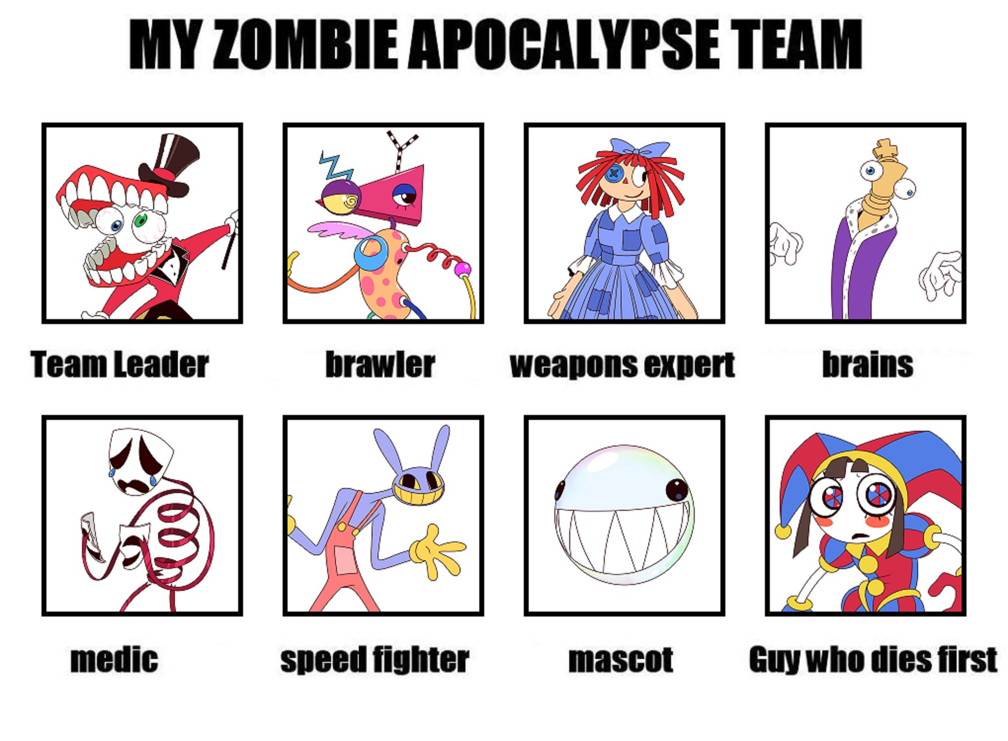 Zombie Apocalypse Team Chart Zombie Apocalypse For Minecraft Pocket