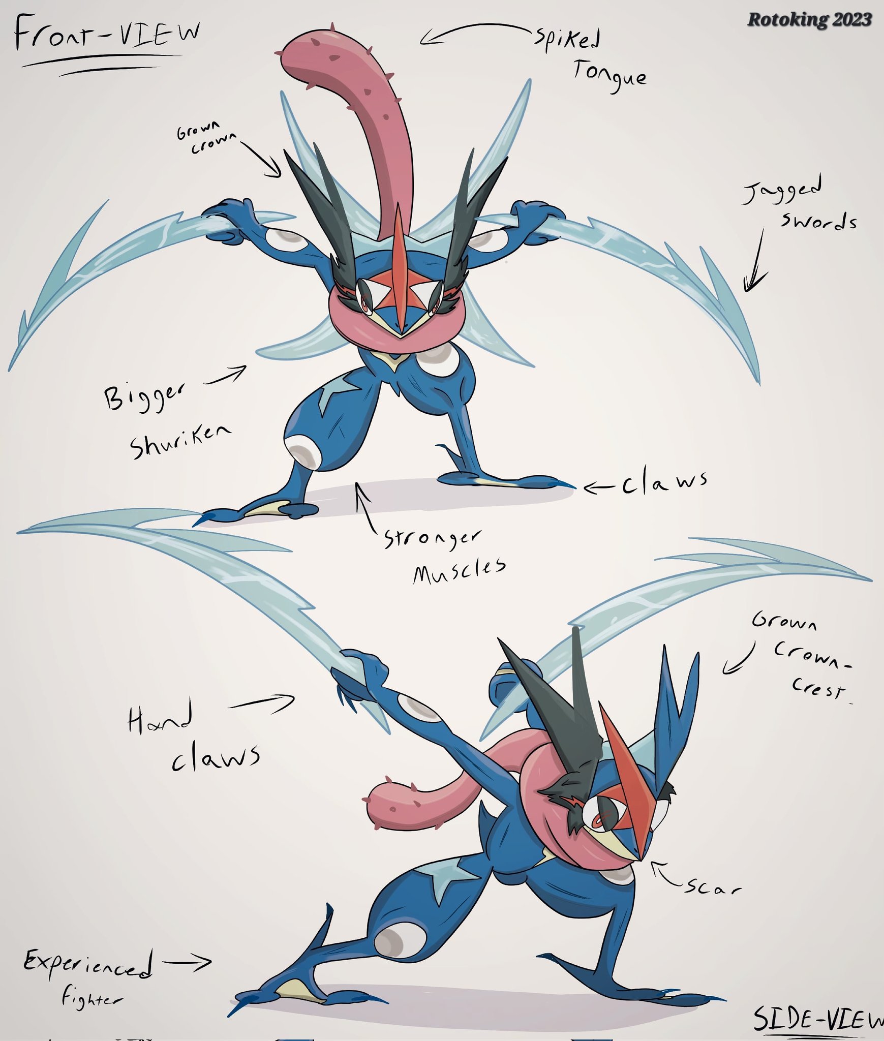 Greninja Official Art