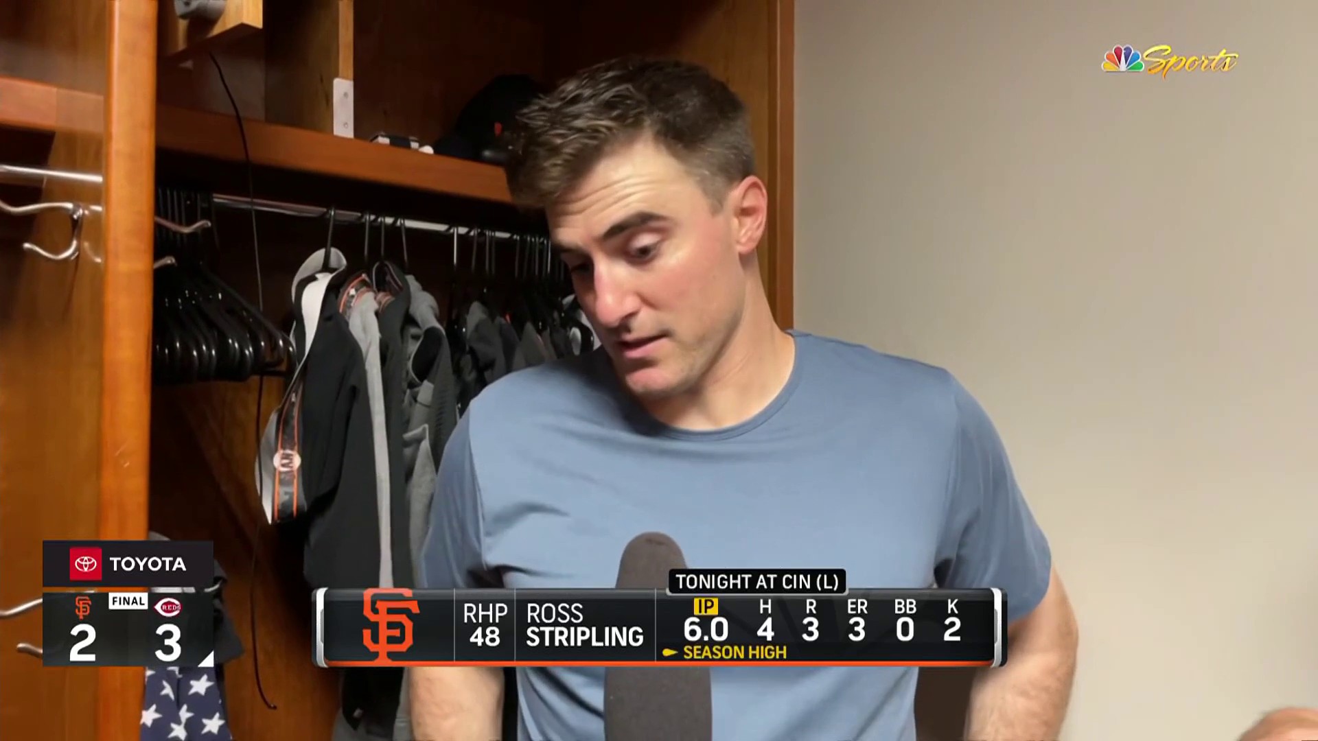 SF Giants on NBCS on Twitter: ""Kind of the story of my year." Ross Stripling breaks down his ...