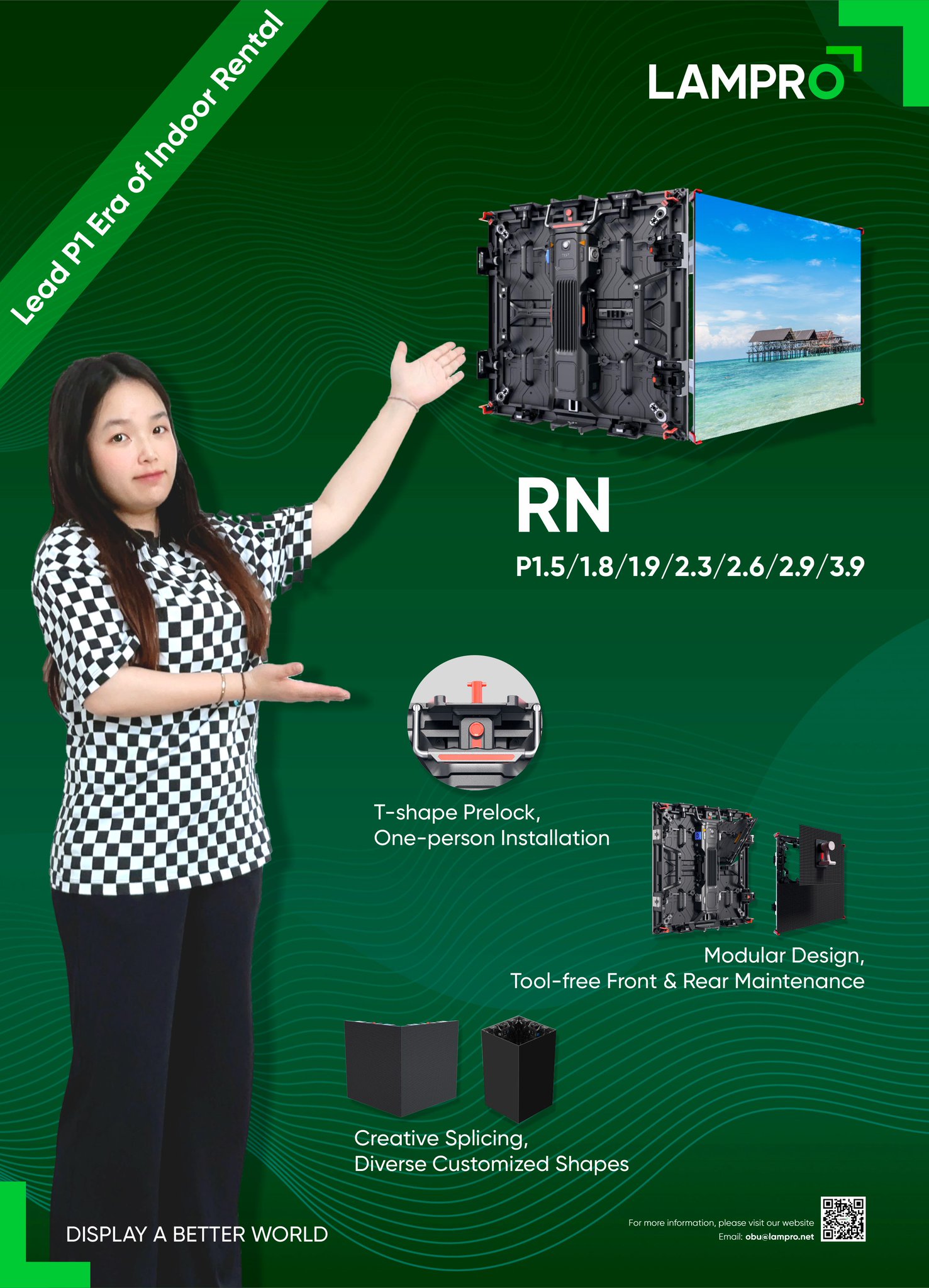 LAMP TECH on Twitter: "With #LAMPRO #rental #leddisplay - RN series, you can spare MORE time ...