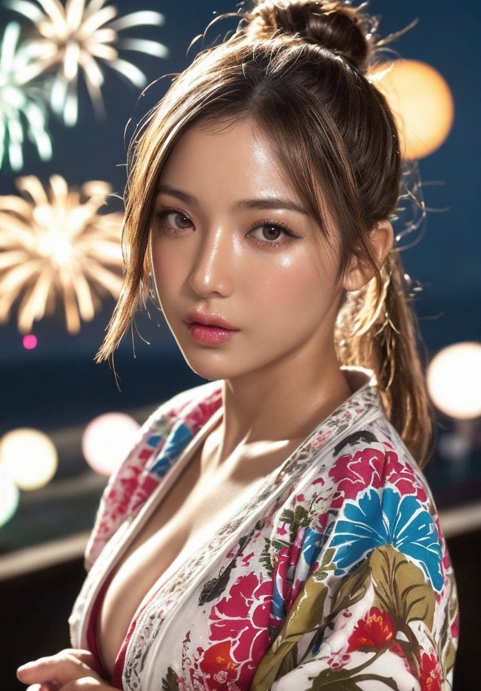 Rika on Twitter: "#浴衣と花火 参加させて頂きます 2枚💕📷 #AIグラビア #AI美女 #AIart #AIgirl #AIgravure https://t.co ...