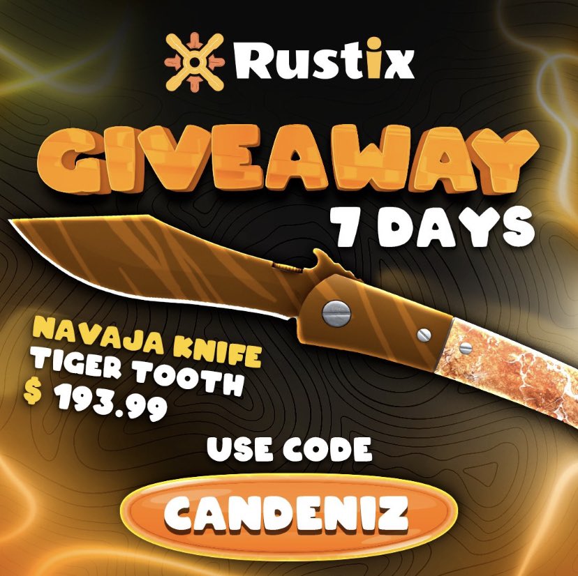 SkinsGO.GG on Twitter: "🚨CS:GO GIVEAWAY🚨 🎉Navaja Knife | Tiger Tooth (194$) 👉TO ENTER : 💎Follow ...