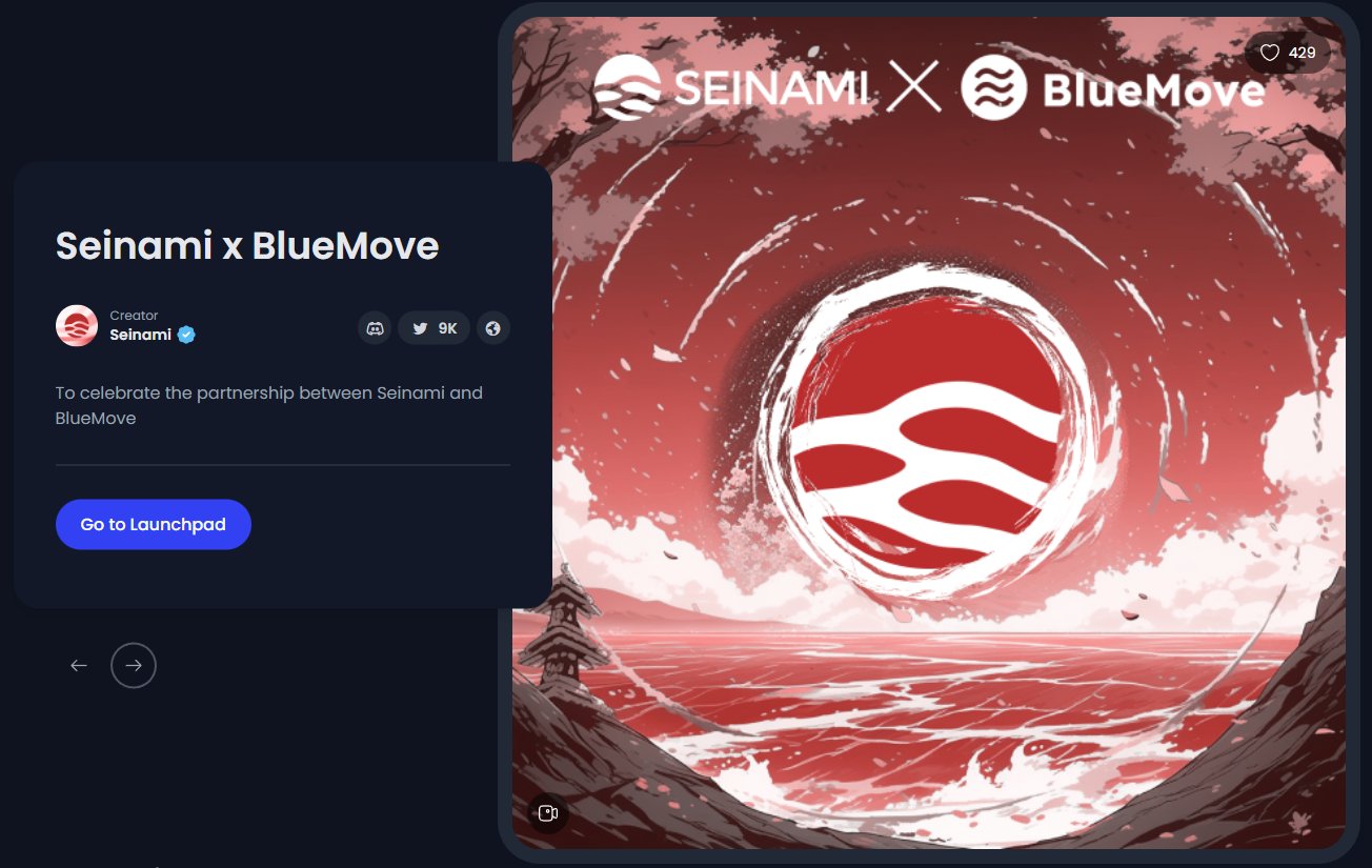 BlueMove on Twitter: "🌊 Dive into a thrilling partnership with the Seinami x BlueMove NFT ...
