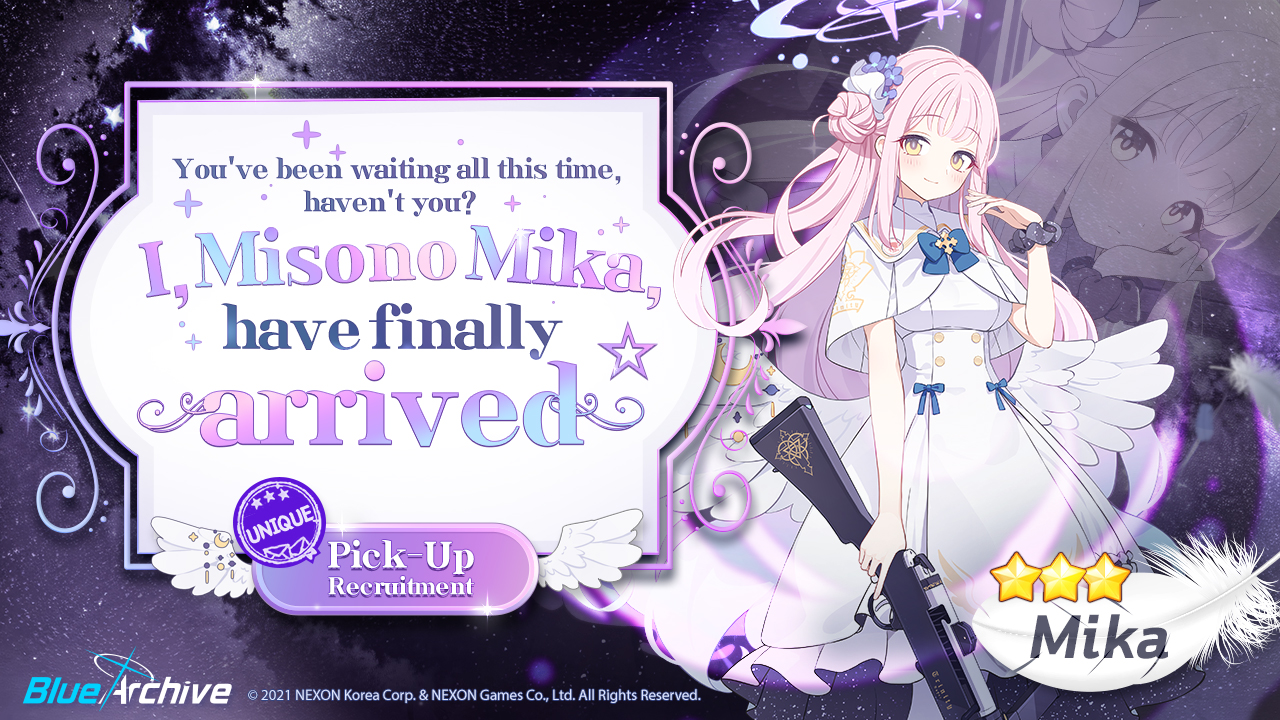 BlueArchive on Twitter: "[Unique Pick-Up Recruitment Preview] A New Unique Pick-Up Recruitment ...